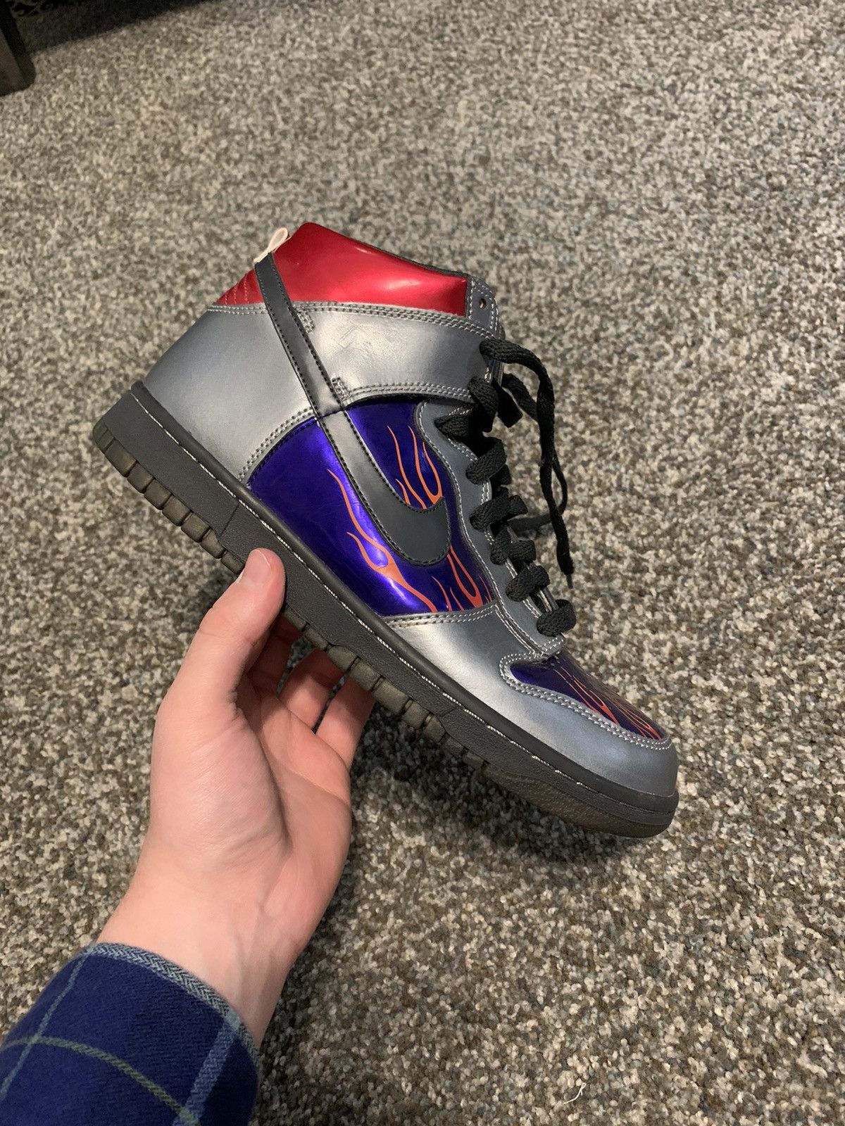 Nike × Transformers Nike Transformer “Optimus Prime” dunk high | Grailed