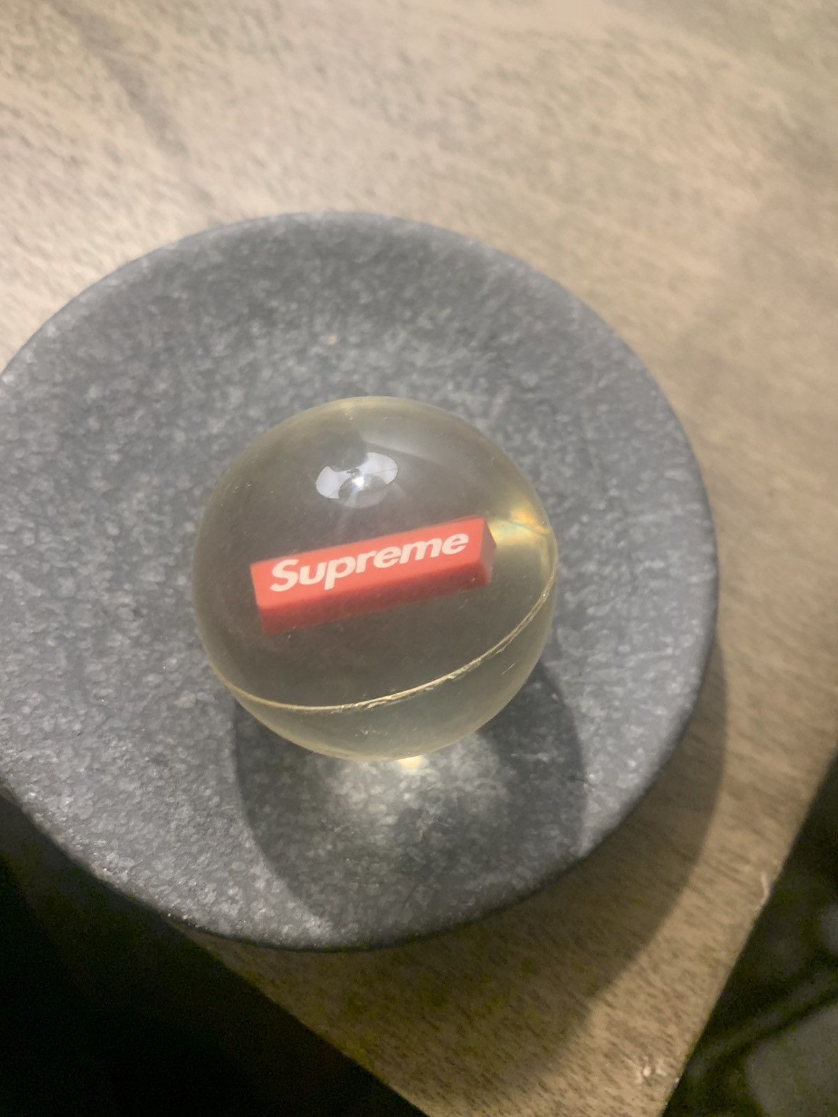 Supreme Supreme Clear Bouncy Ball | Grailed