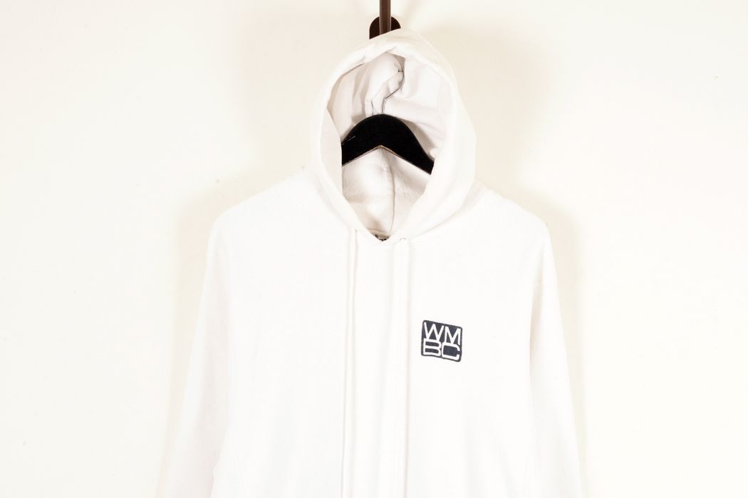 Vintage 90s Cross Grain WMBC White Fleece Lined Hoodie Sweatshirt | Grailed