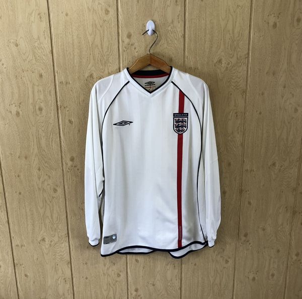 Vintage England 2001/2003 Vintage National Team Longe Sleeve Jersey ...