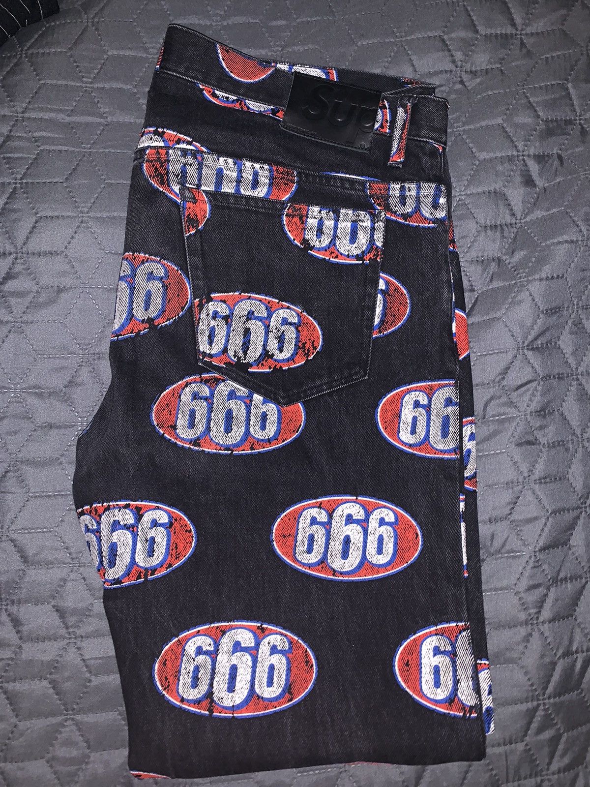 Supreme Supreme 666 Denim Pants SS17 | Grailed