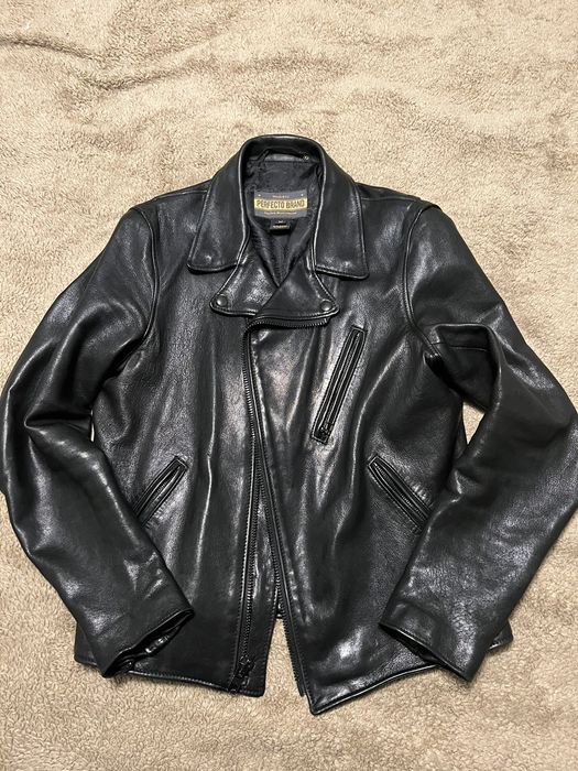 Schott Schott Perfecto Raven P213 Lambskin Leather Jacket | Grailed