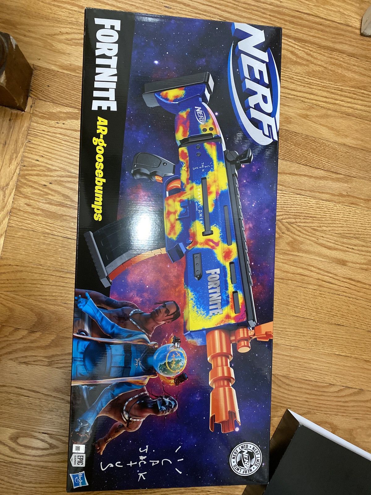 Travis Scott CACTUS JACK X FORTNITE AR-GOOSEBUMPS NERF ELITE DART ...