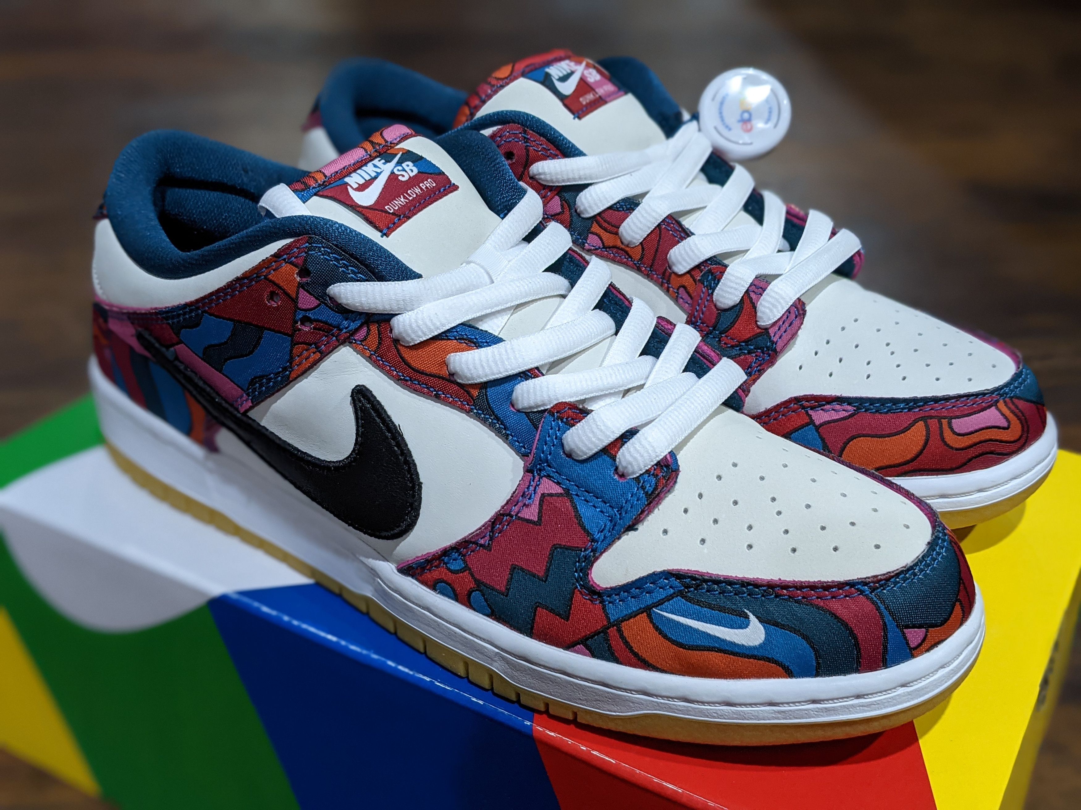 Nike × Parra Parra x Nike SB Dunk Low Abstract Art | Grailed