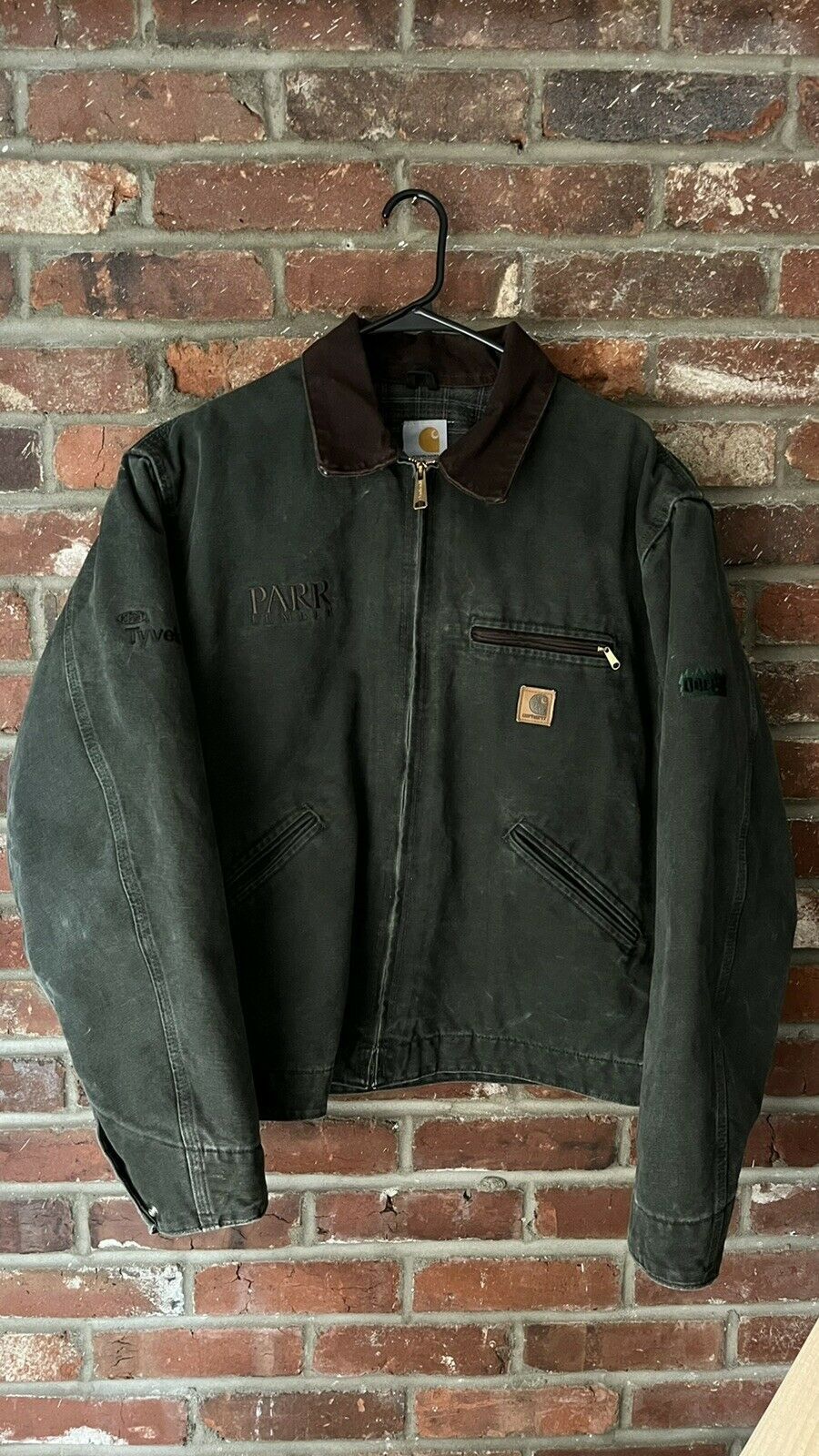 Carhartt vintage moss green carhartt j97 detroit jacket | Grailed