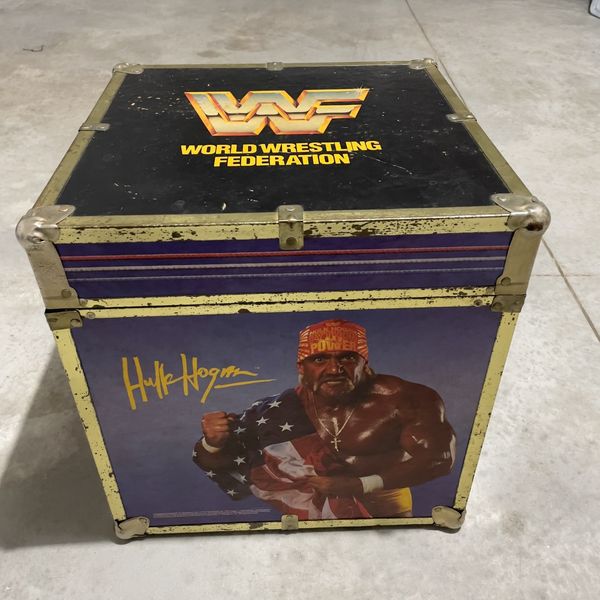 Vintage Vintage WWF Wooden Wrestling Chest Hulk Hogan Warrior | Grailed
