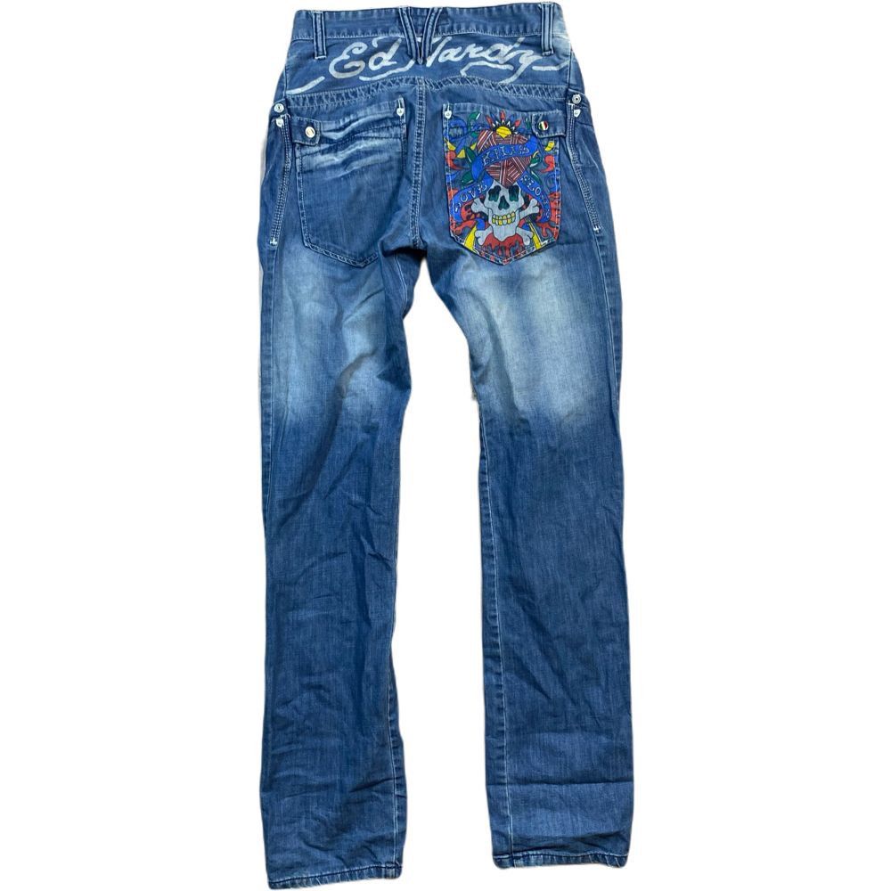 Vintage Vintage Ed Hardy denim jeans | Grailed