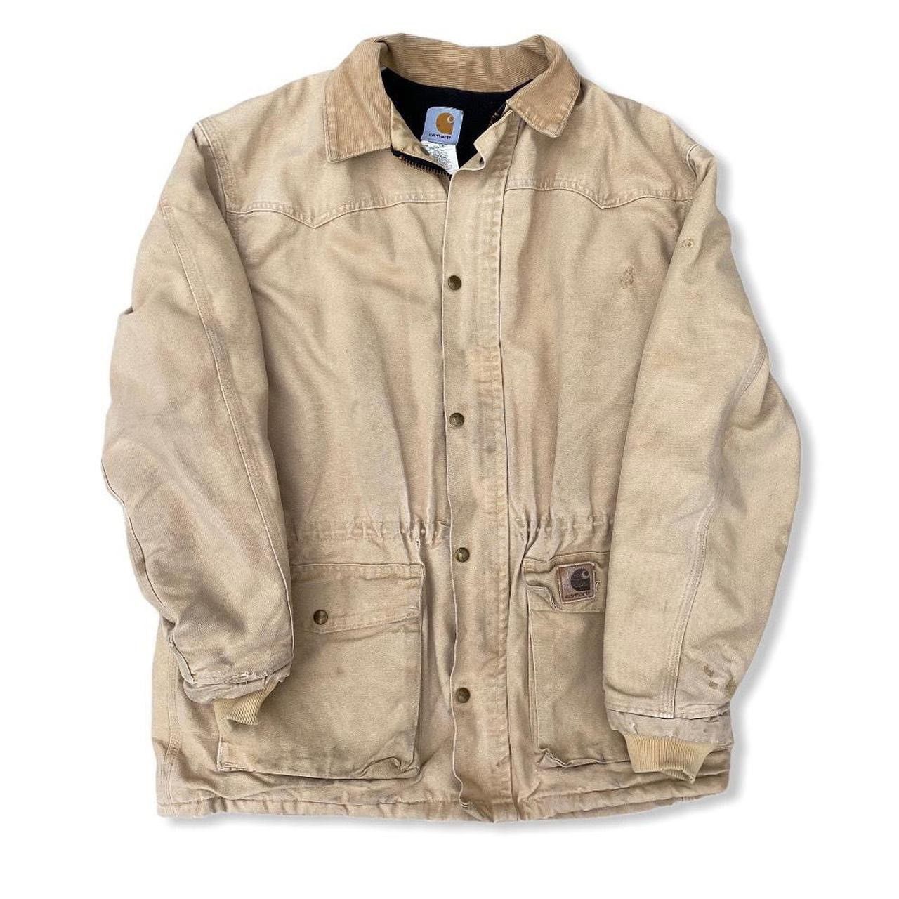 Vintage Tan Carhartt Lined Rancher Coat Tan | Grailed