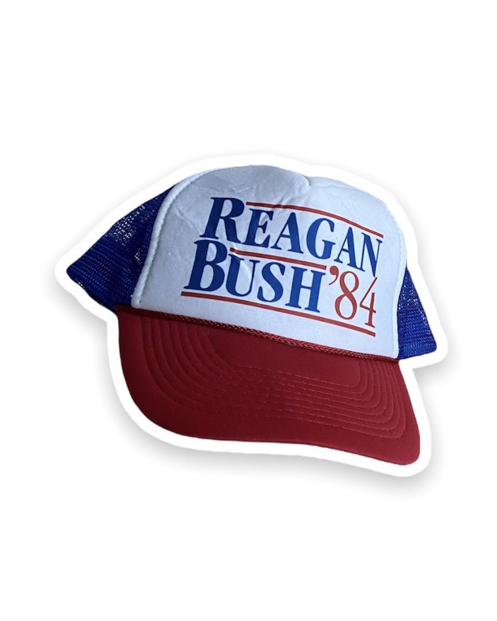 Vintage Vintage 1984 reagan bush president trucker hat cap | Grailed
