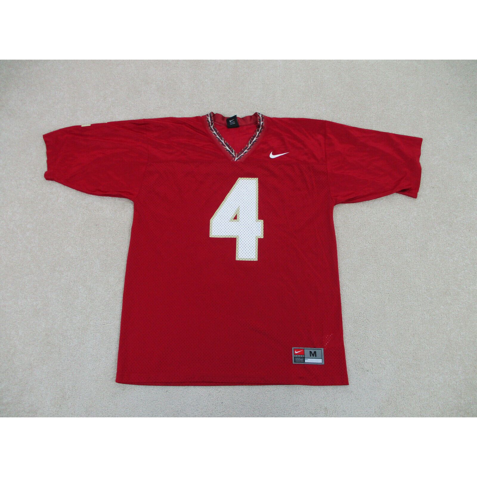 Nike Florida State Seminoles Football Jersey Adult Medium Red FSU Nike ...