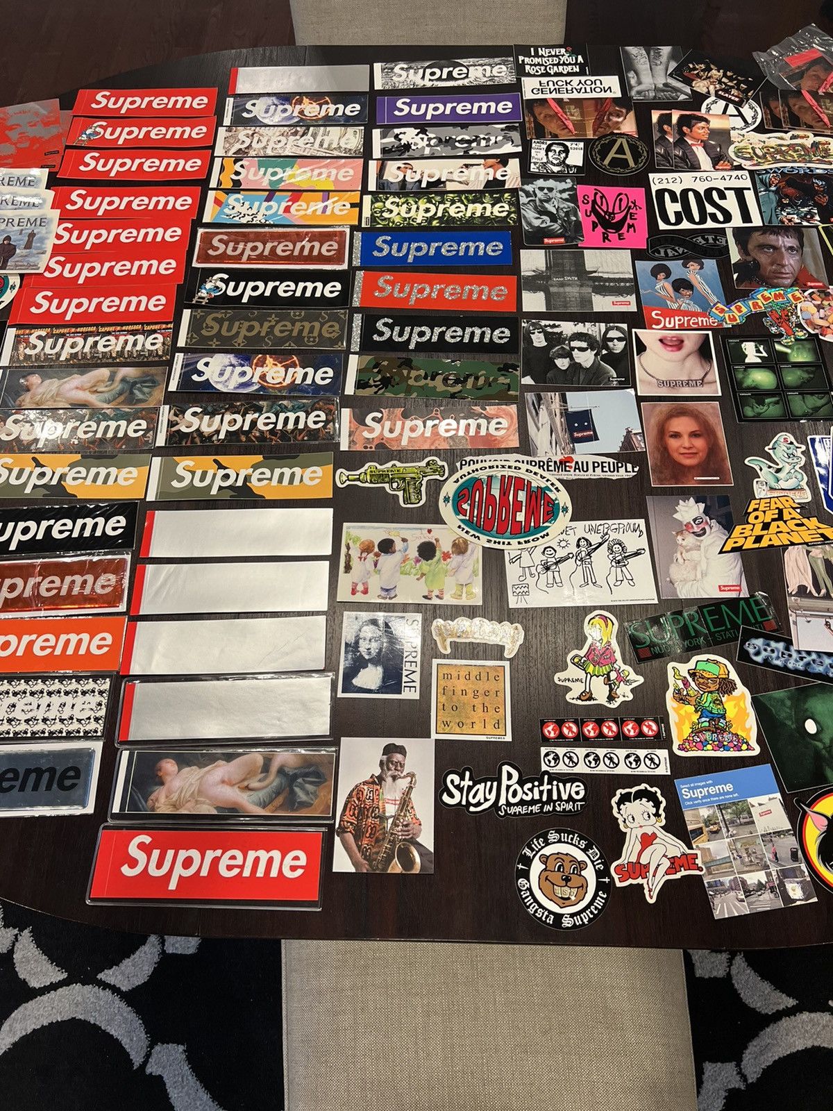 Supreme Rare supreme sticker collection Louis Vuitton sticker | Grailed