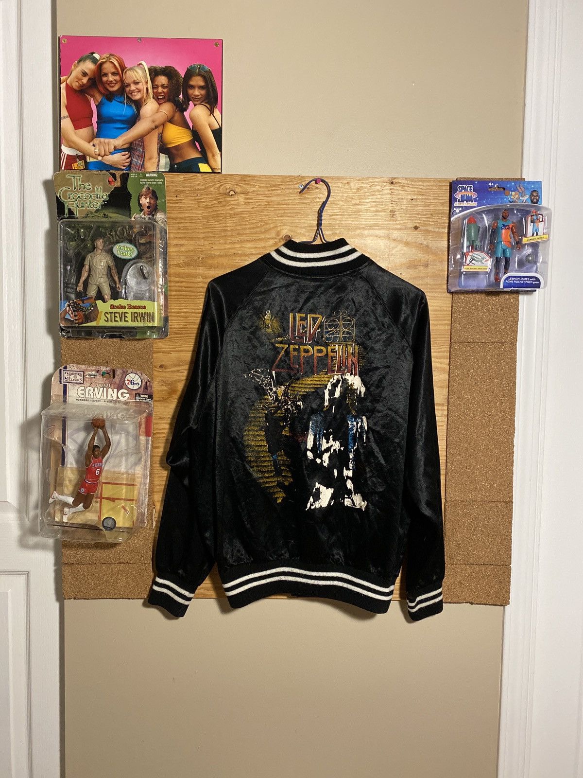 Led Zeppelin × Vintage Vintage 80’s Varsity Style Led Zeppelin Jacket ...