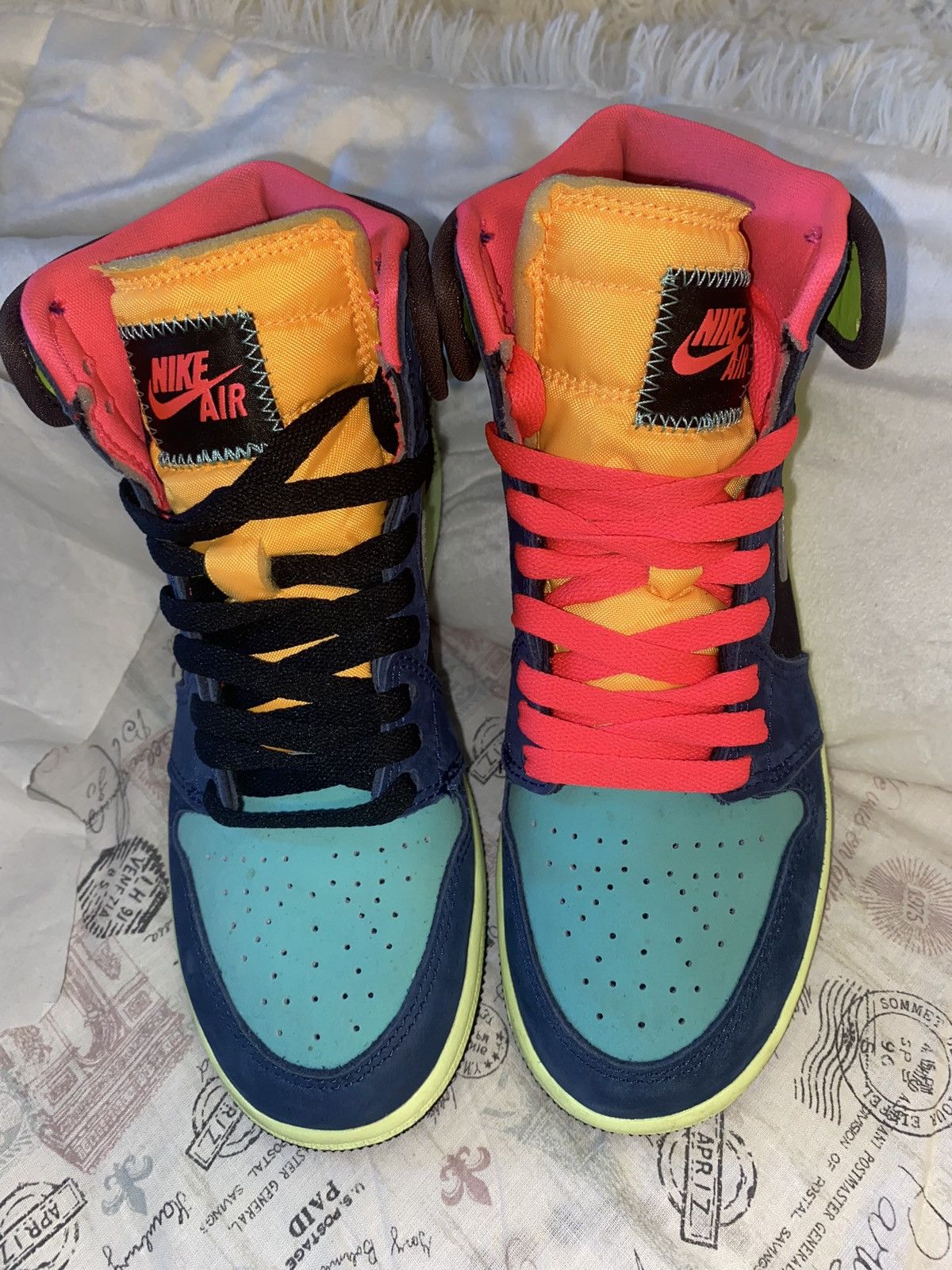 Jordan Brand AJ1 Retro High GS Bio Hack 4.5Y | Grailed
