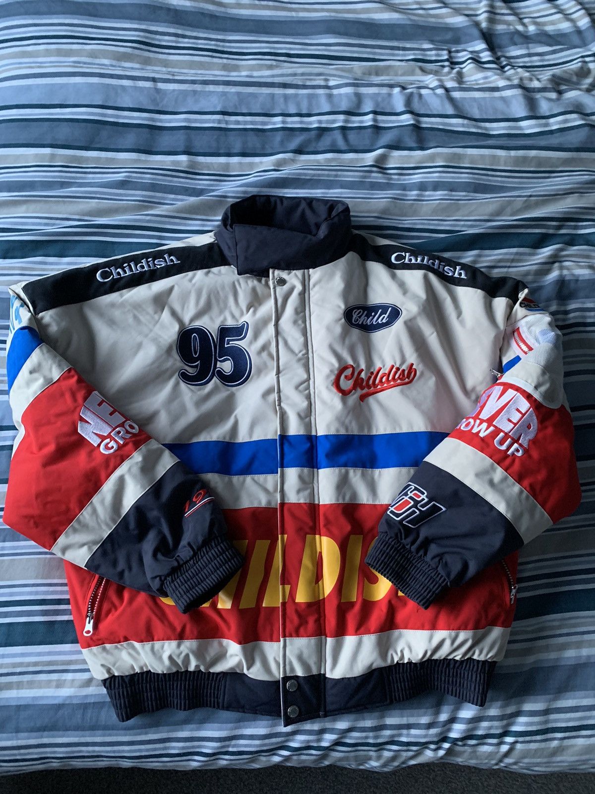 Vintage TGF Childish racing jacket | Grailed
