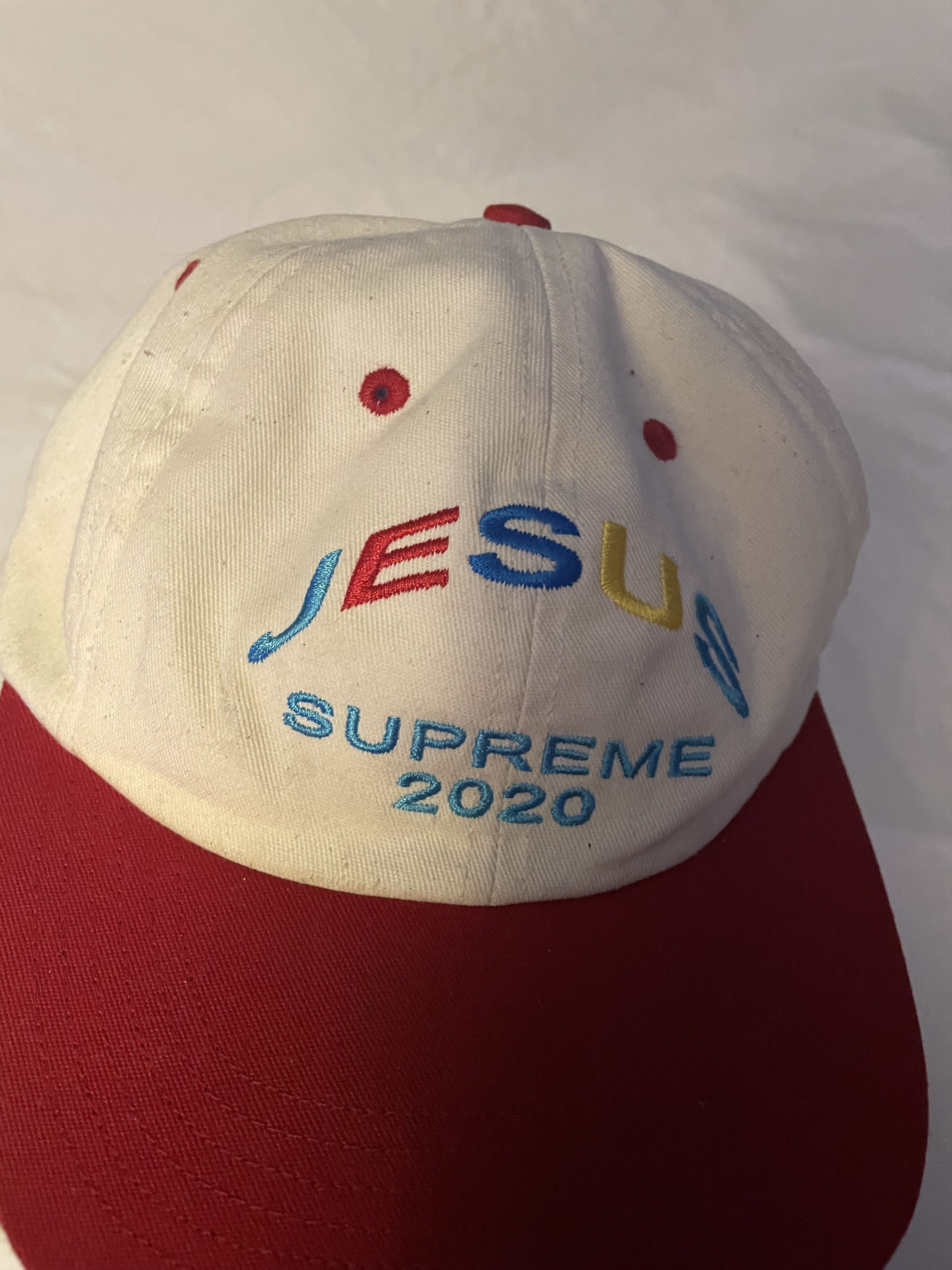 Supreme Supreme Jesus 6 Panel Cap Hat | Grailed