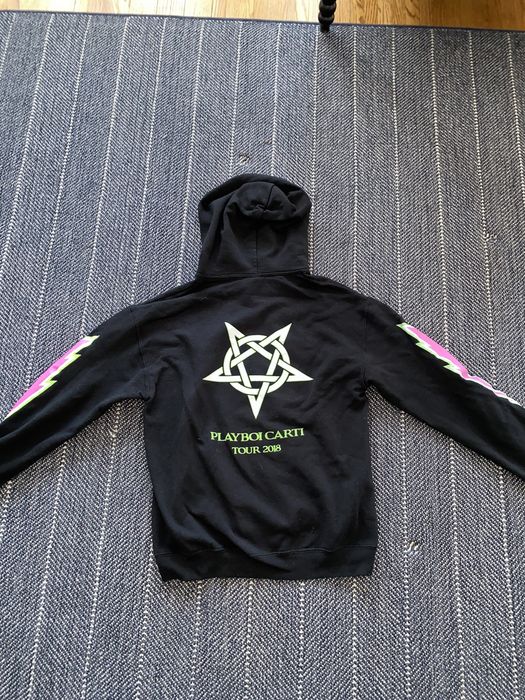 Playboi Carti Playboi Carti Neon Tour 2018 Hoodie | Grailed