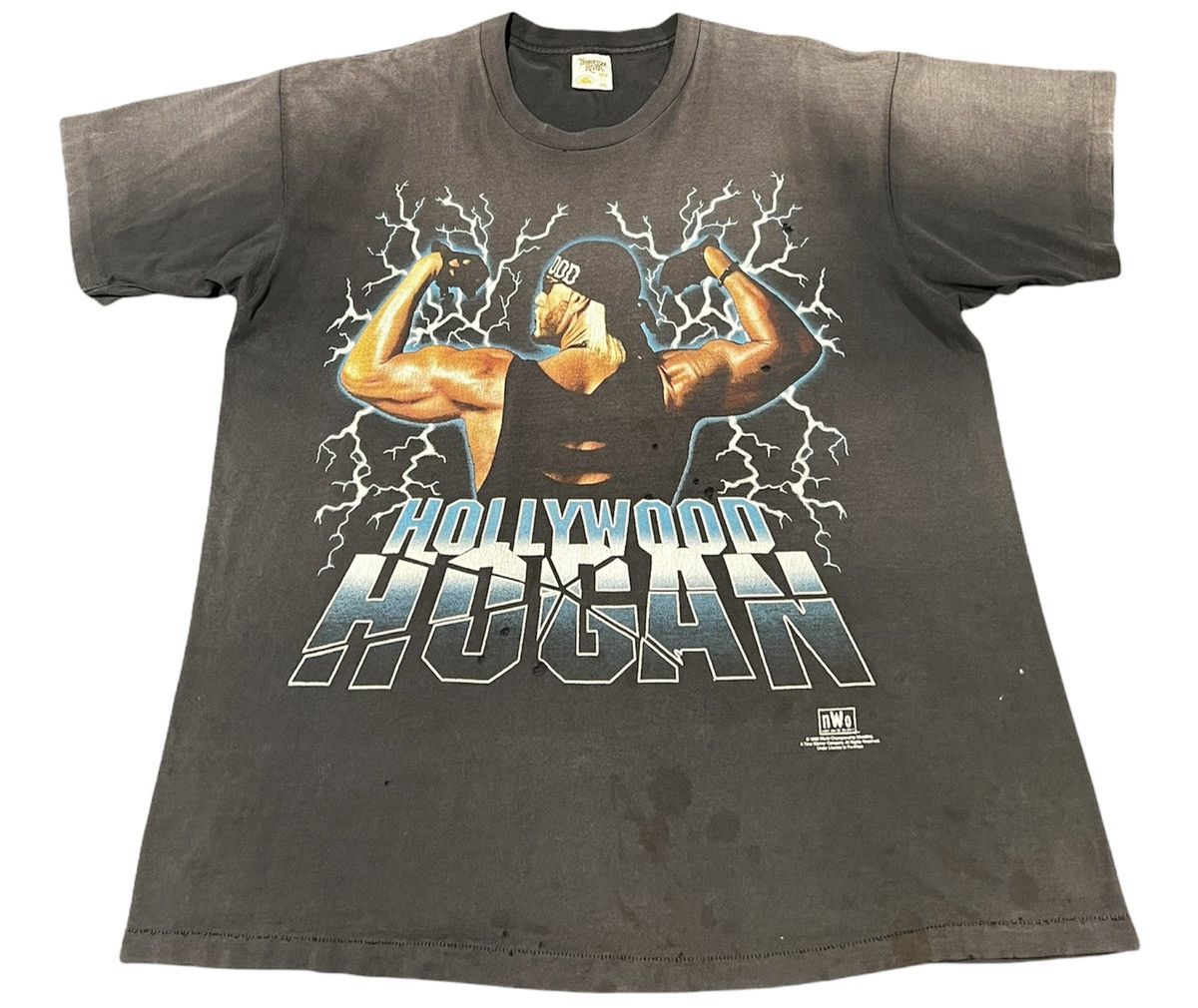 Vintage Hulk Hogan WCW/NWO Lightning Vintage 1998 Wrestling Shirt | Grailed