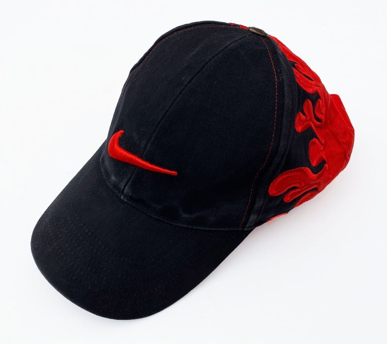 Nike Nike Vintage Big Swoosh Flame Rare cap | Grailed