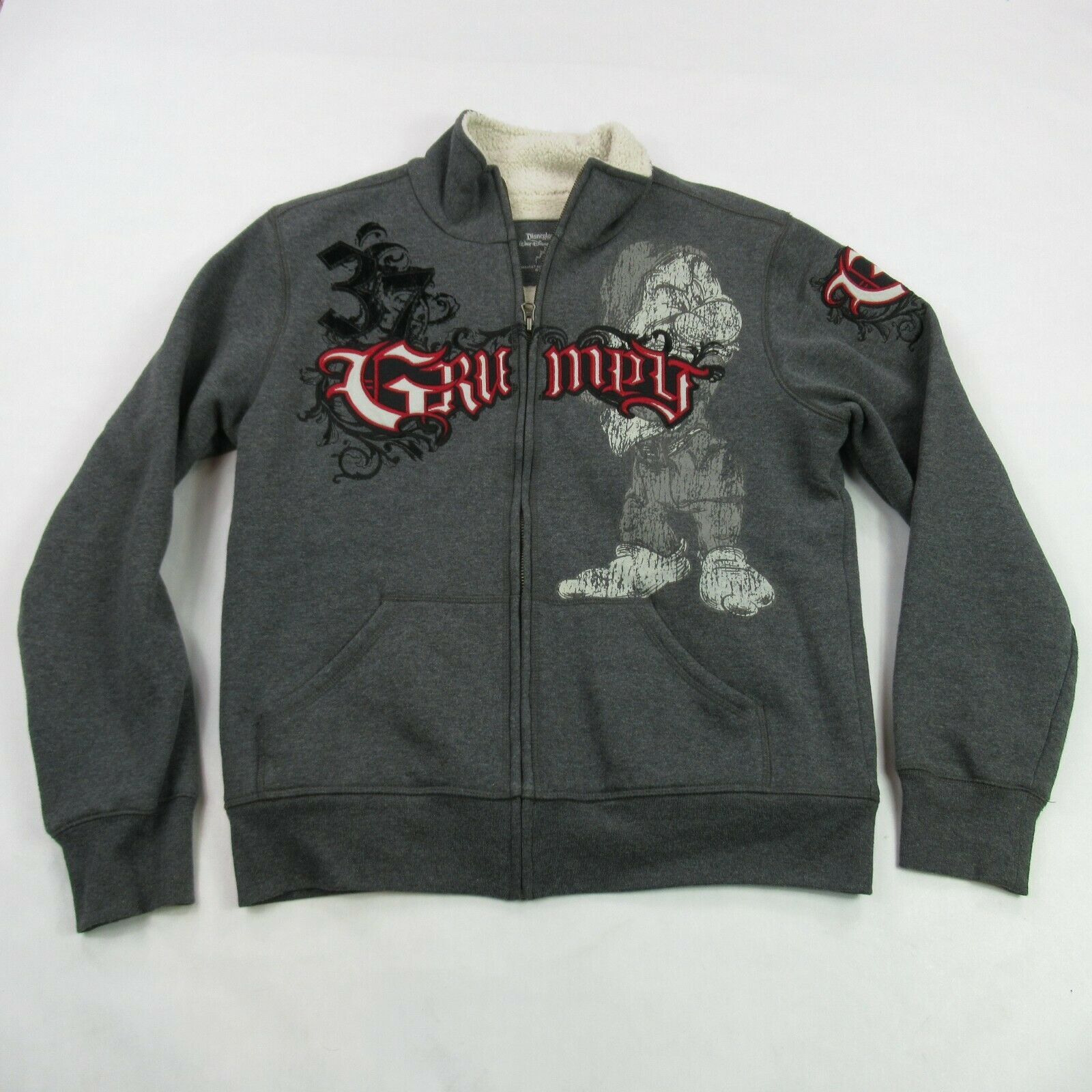 Disney Disney Jacket Mens Small Long Sleeve Full Zip Casual Walt Disney ...