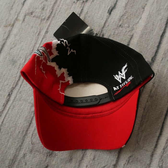 Wwf Vintage 1999 WWF The Rock Dwayne Johnson Snapback Hat Cap Rare ...