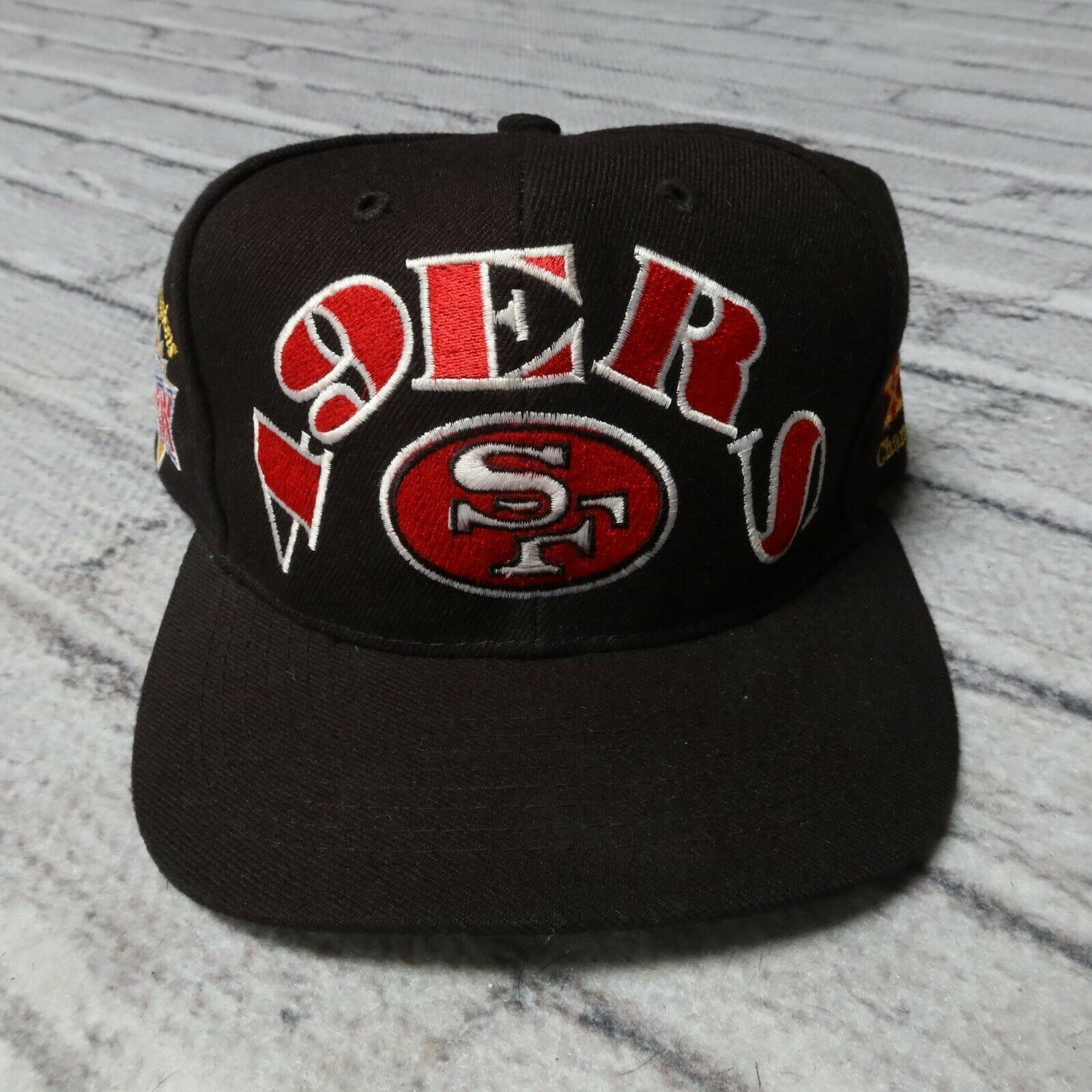 Vintage Vintage 90s San Francisco 49ers Superbowl Snapback Hat by Annco ...