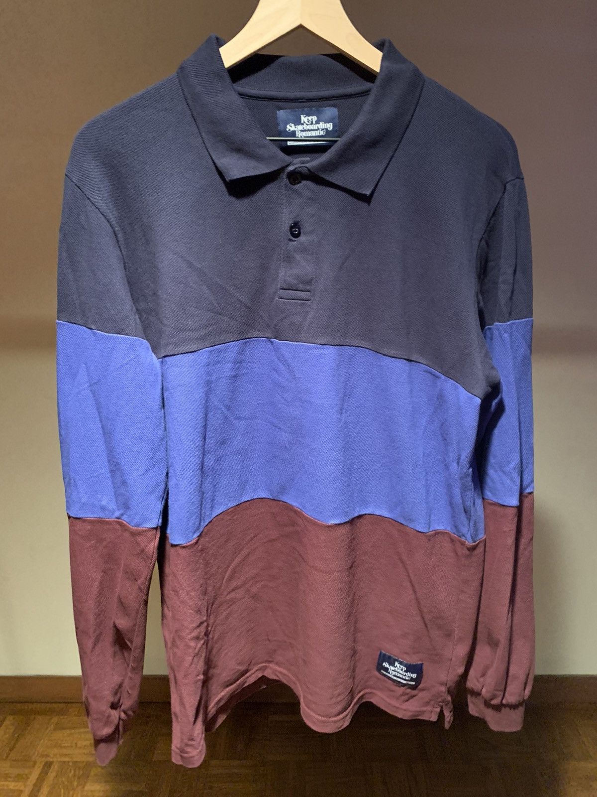 Quartersnacks Quartersnacks x Street Machine Block Color LS Polo | Grailed