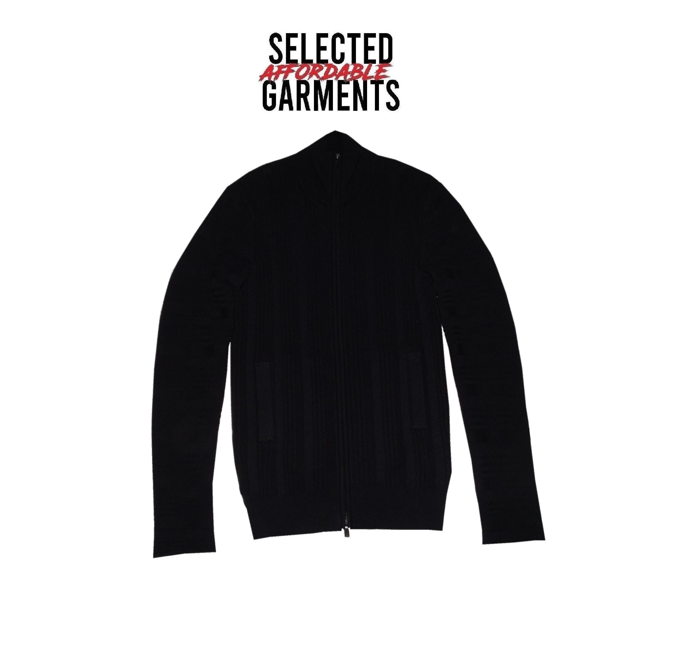 Black Barrett × Luxury × Neil Barrett Neil Barrett Black cardigan zip ...