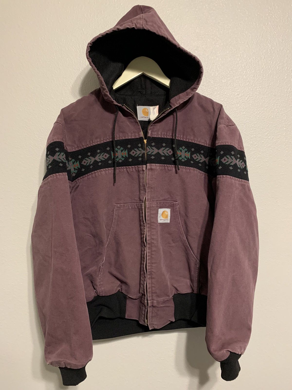 Vintage Vintage Carhartt Aztec jacket | Grailed