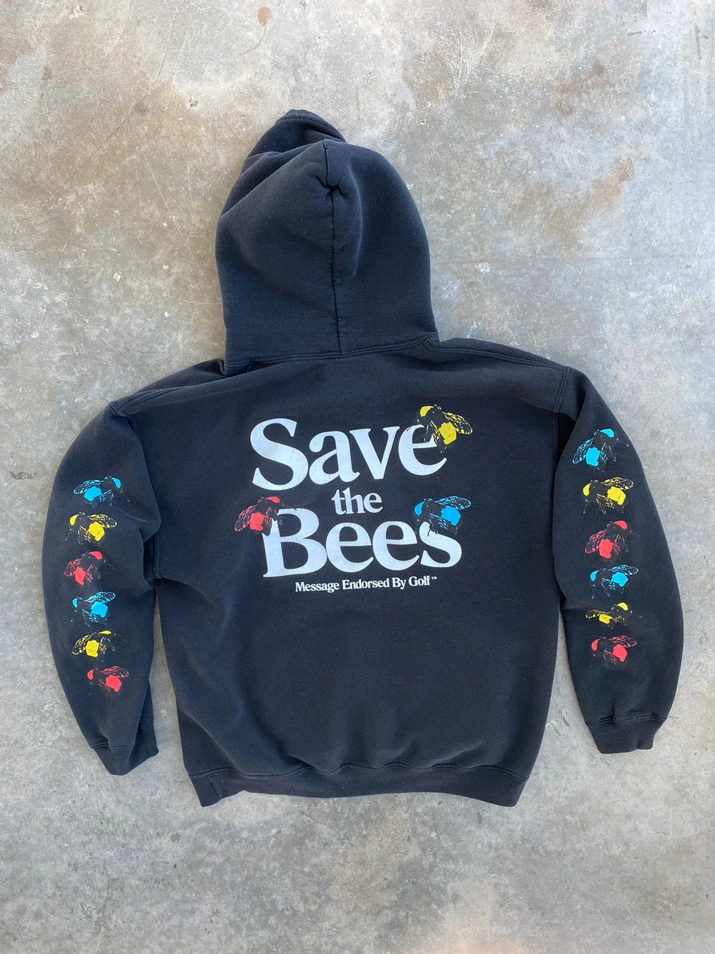 Golf Wang Golf Wang Save The Bees Black Logo Hoodie Large 🧊🥣 Tyler ...