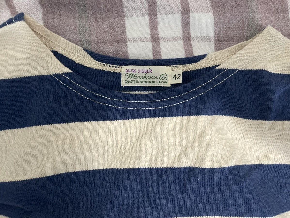 Warehouse Border Stripe Tee | Grailed