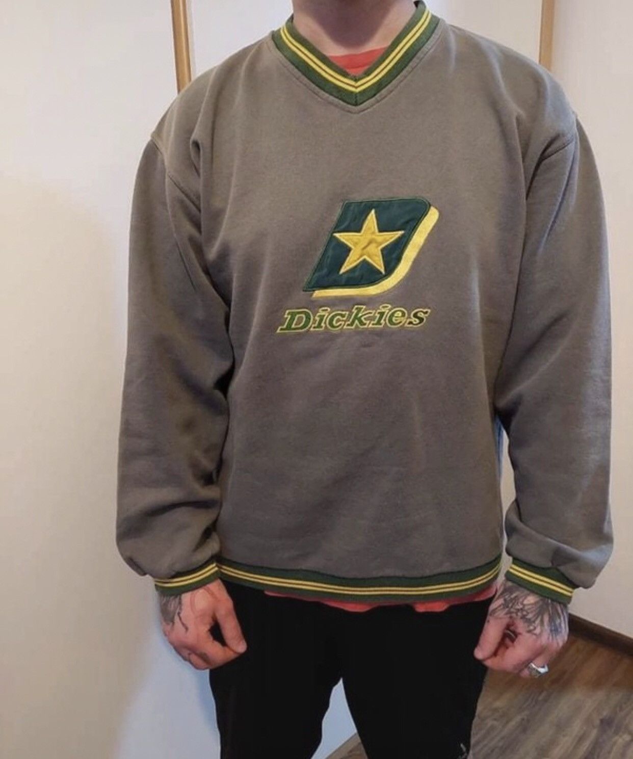 Vintage Ultra Rare Vintage Dickies Crewneck 90s washed Large | Grailed