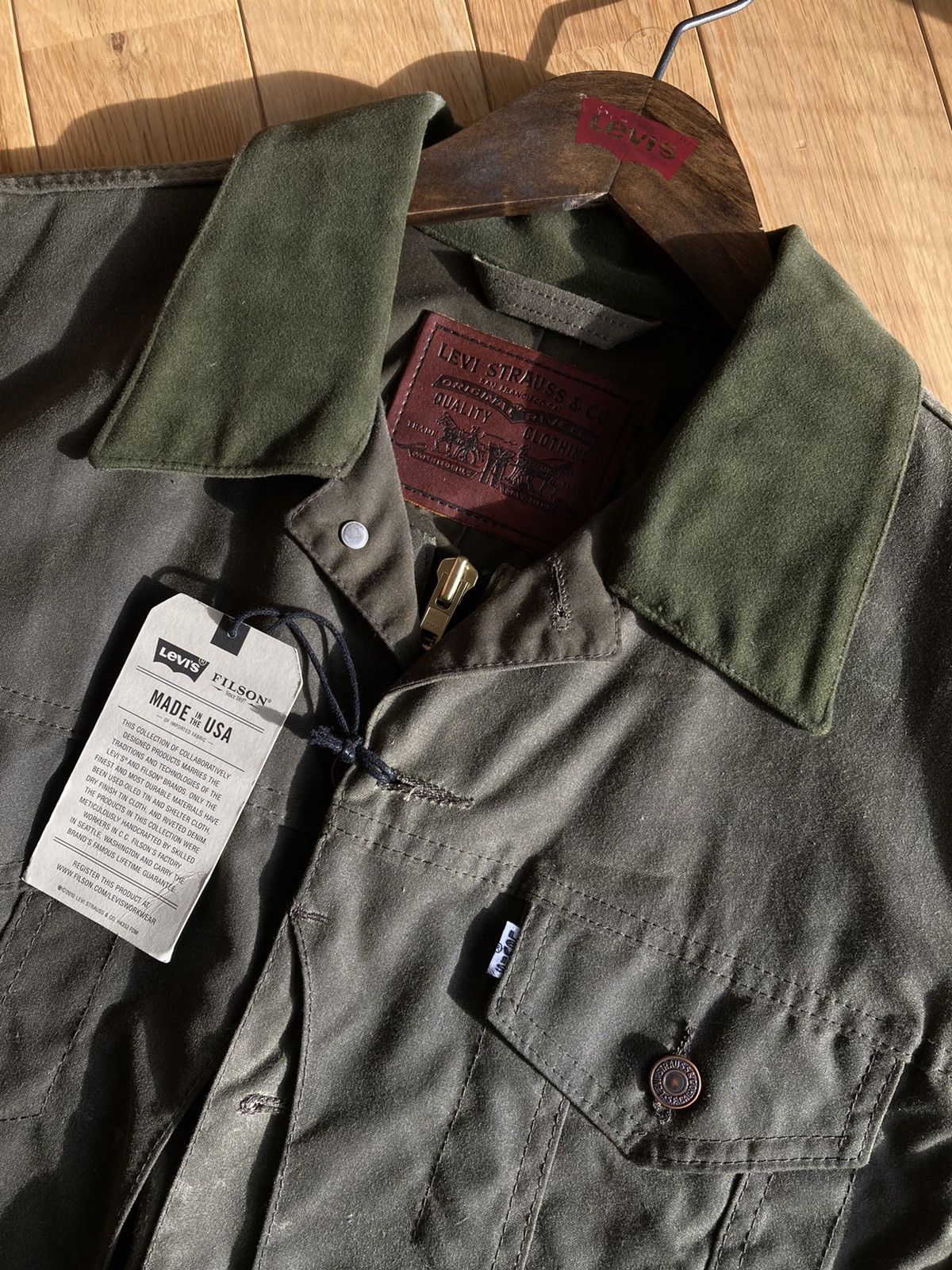 Filson × Levi's × Levi's Vintage Clothing Levi’s x Filson Trucker ...