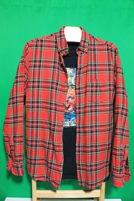 Flannel × Playboi Carti × Vintage Vintage plaid flannel shirt ...