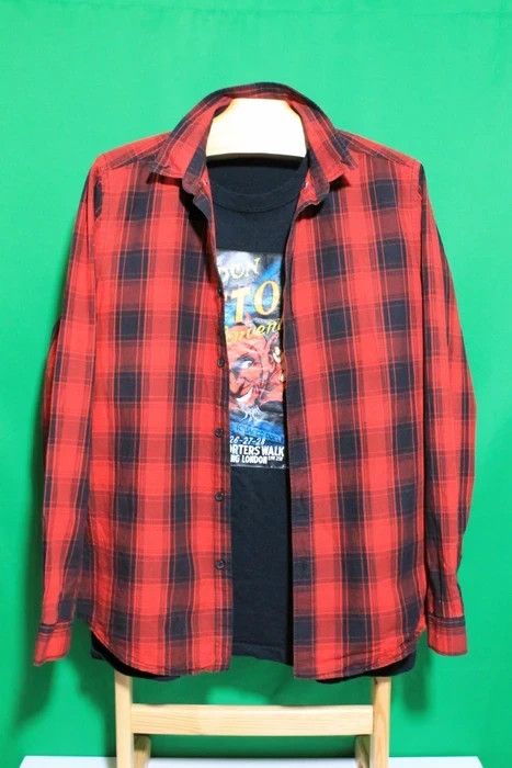 Flannel × Playboi Carti × Vintage Vintage plaid flannel shirt ...