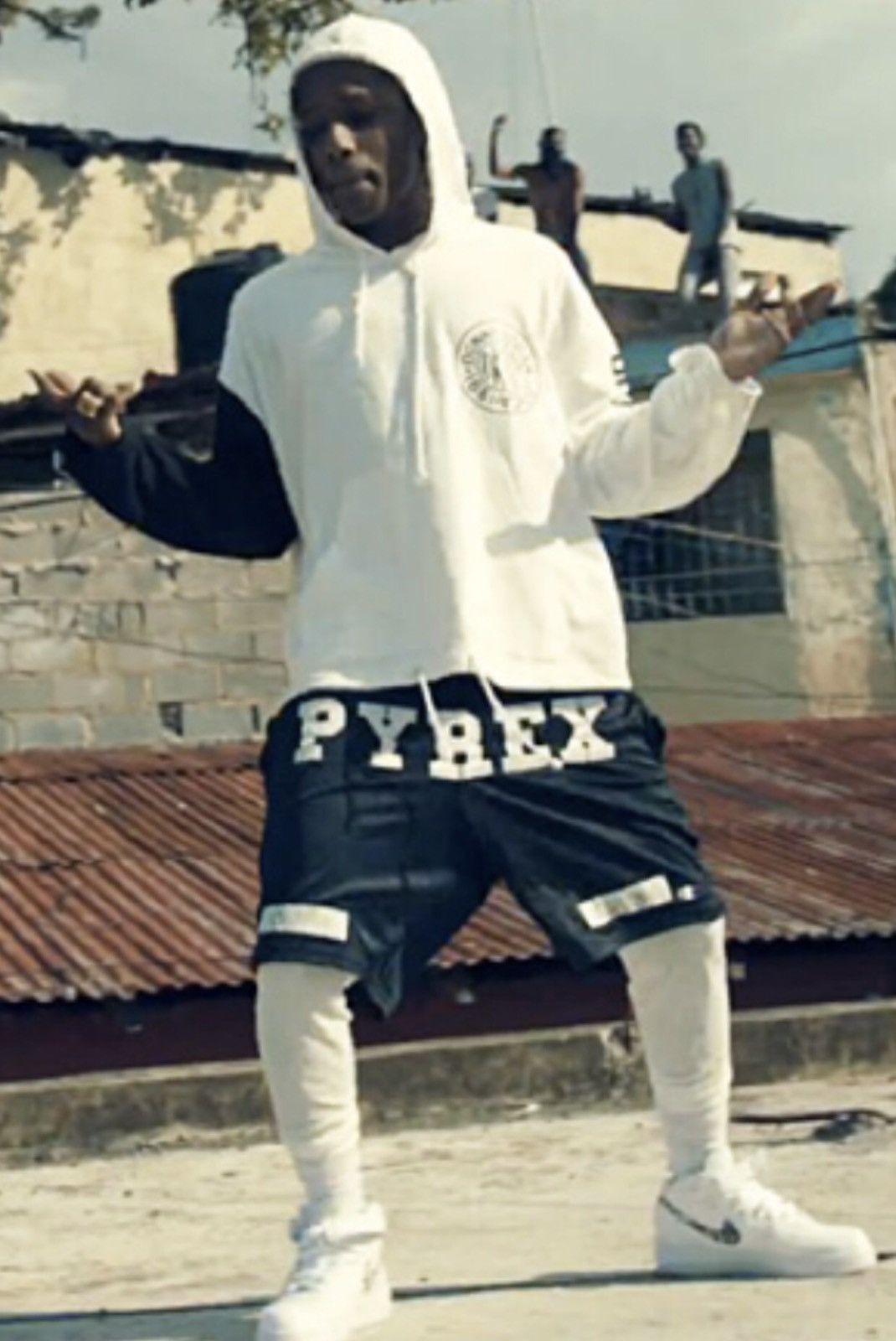 Pyrex Vision × Virgil Abloh Black Pyrex vision champion shorts | Grailed