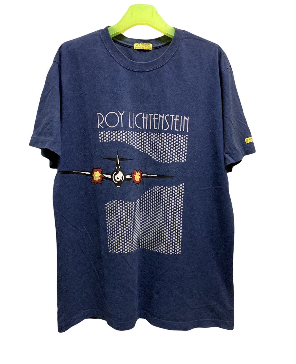 Vintage Rare Roy Lichtenstein Pop Art Airplane Tee | Grailed