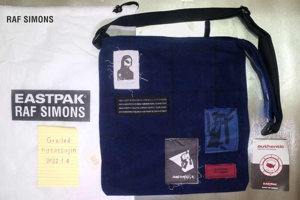 Raf Simons Riot Riot Riot RAF SIMONS x EASTPAK Shoulder Bag PATCHWORK ...