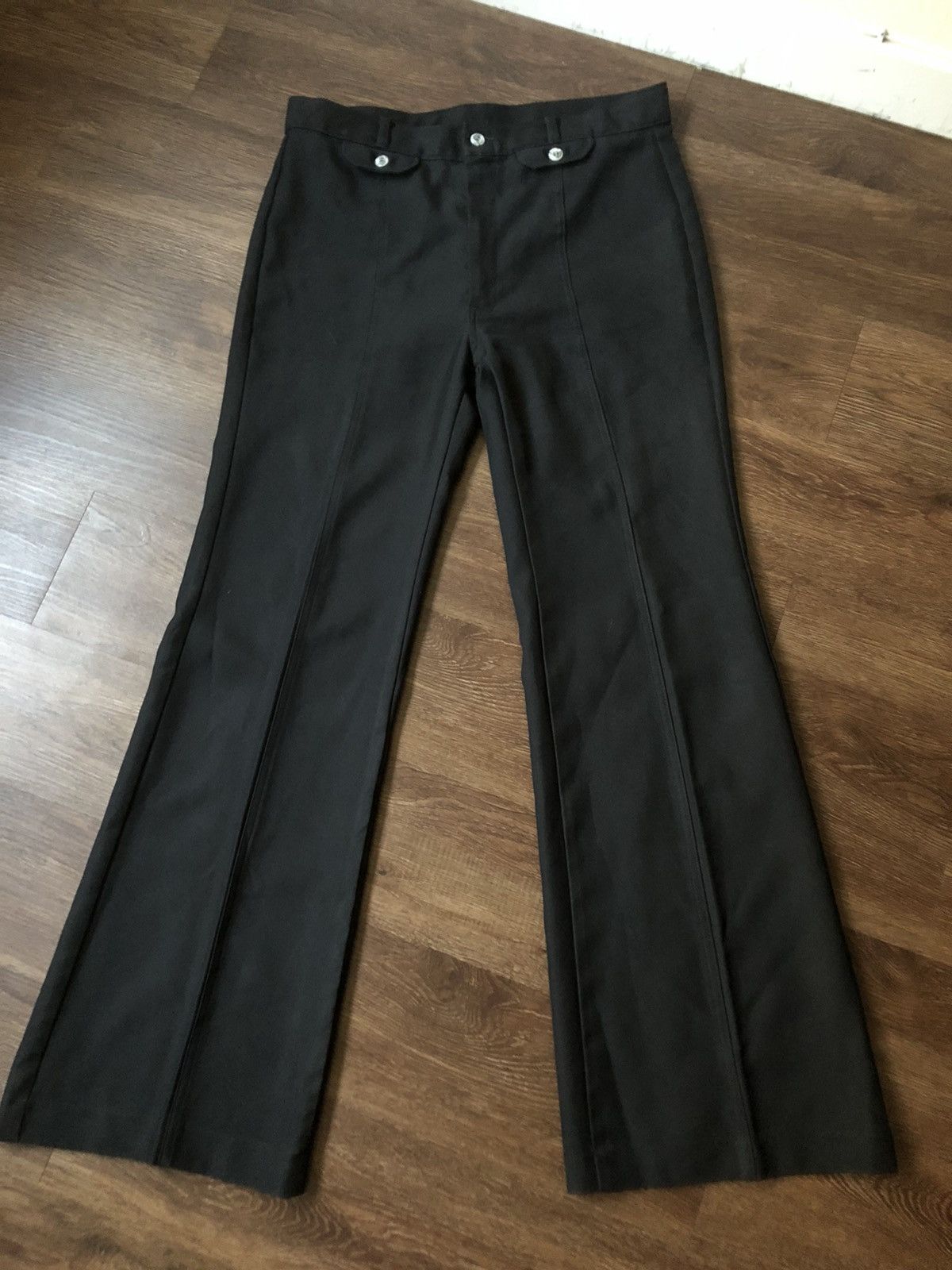 Vintage Vintage '70s Angels Flight Black Flared Disco Pants | Grailed