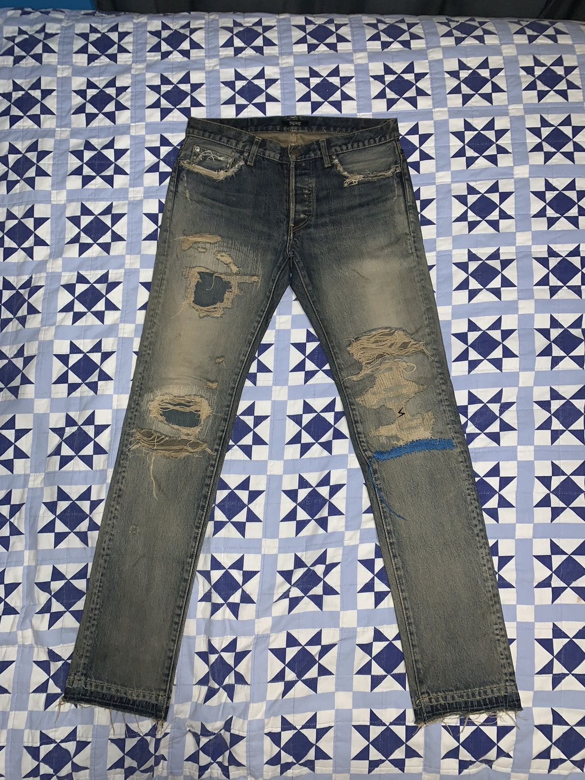 Undercover Undercover 68 Denim Blue Yarn | Grailed