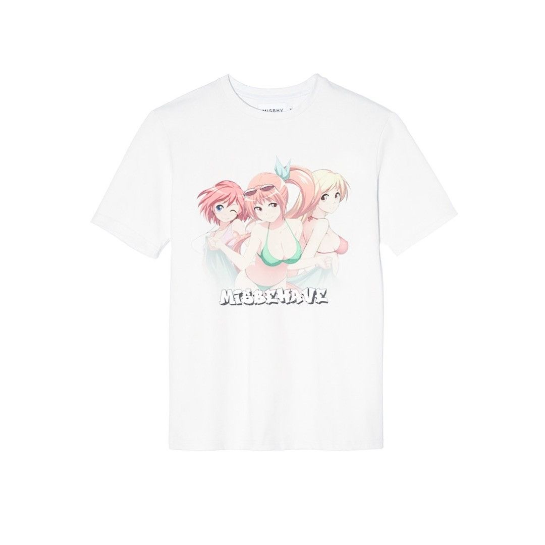Misbhv MISBHV Harajuku Anime Girls Tee T-Shirt | Grailed