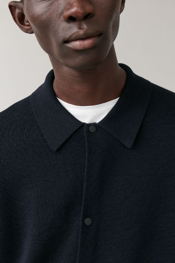Cos Knit Wool Chore Jacket | Grailed