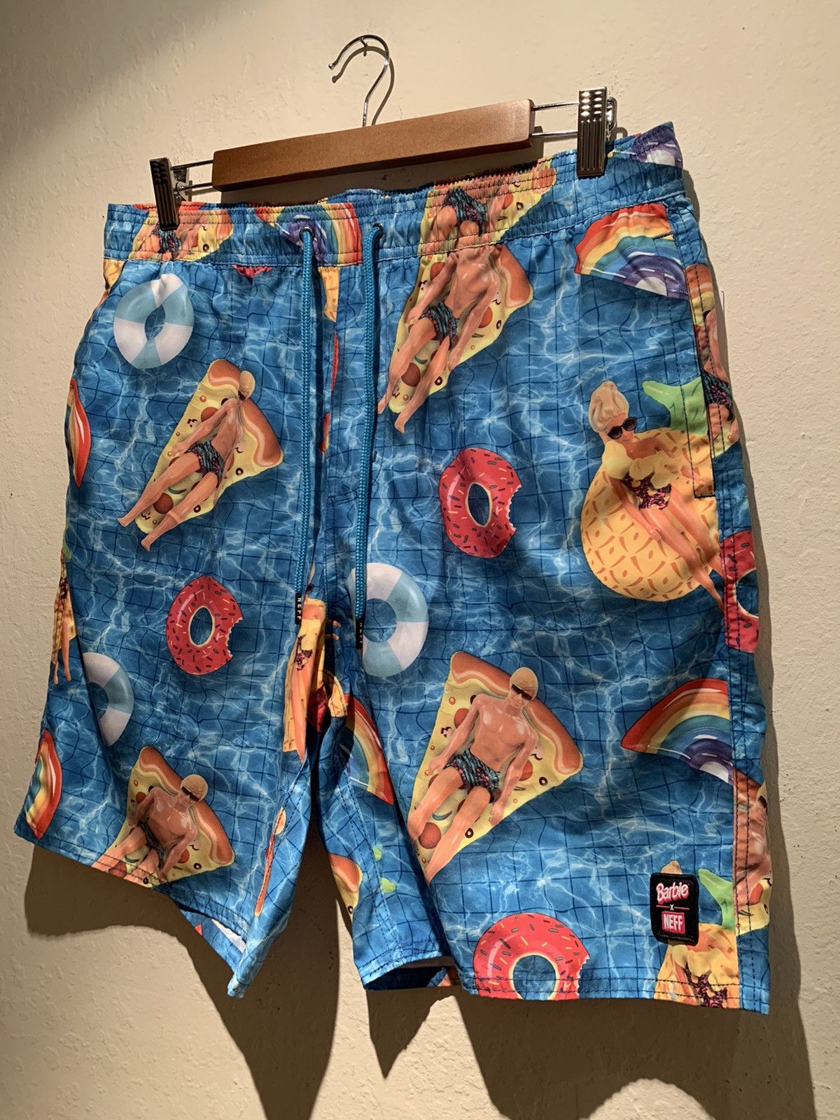 Neff *RARE* New Neff x Barbie Swimming Trunks - Large | Grailed