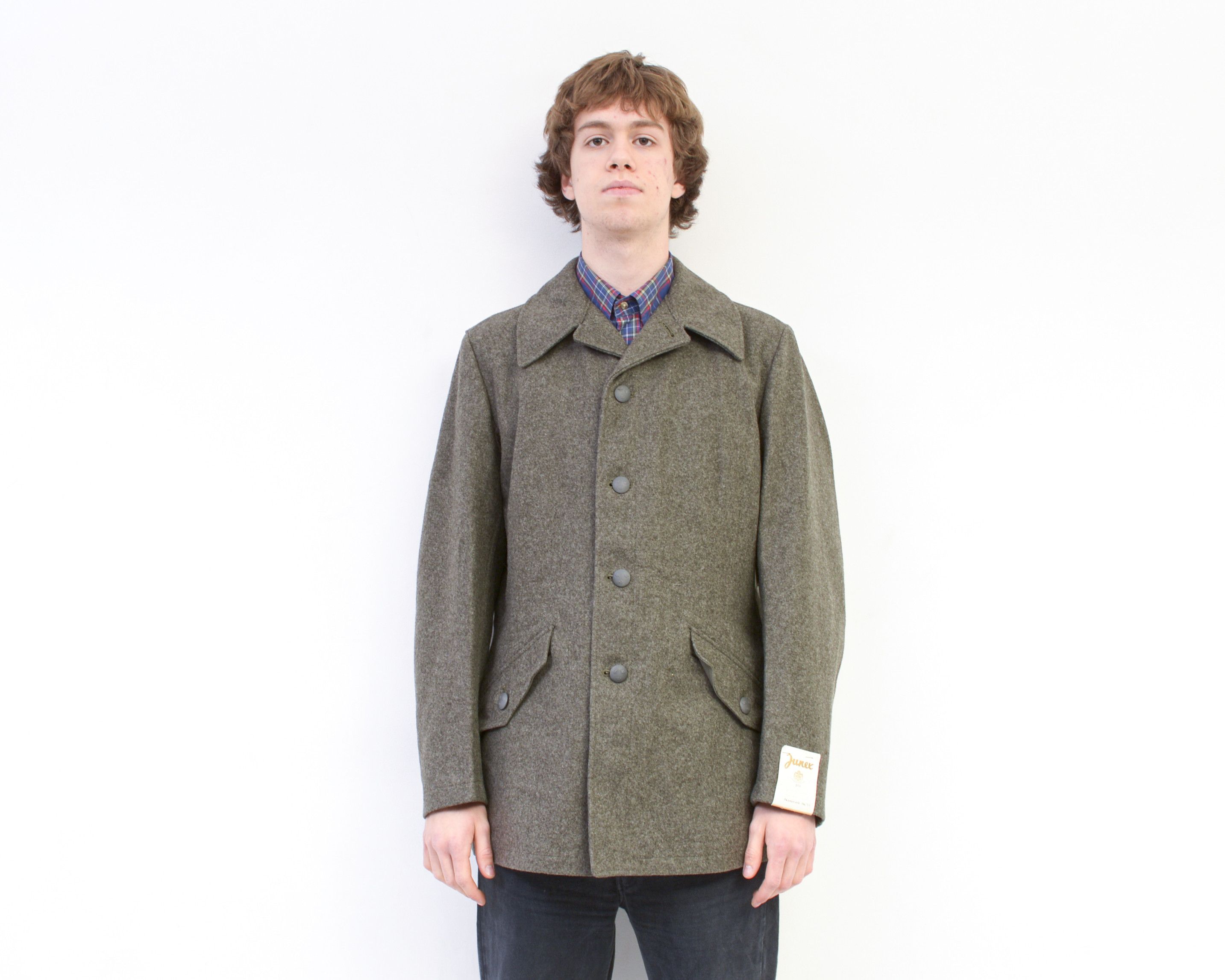 Other × Vintage Sweden 1958 Jacket Wool Retro Swedish Army Military ...