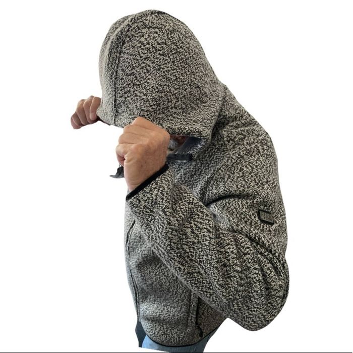 Other Killtec G.I.G.A. DX Lined Marled Grey Knit Jacket Hoodie L | Grailed