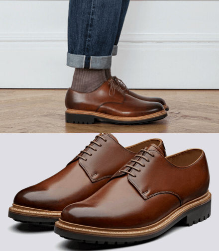 Grenson Grenson Curt Leather Derby Goodyear Welt | Grailed