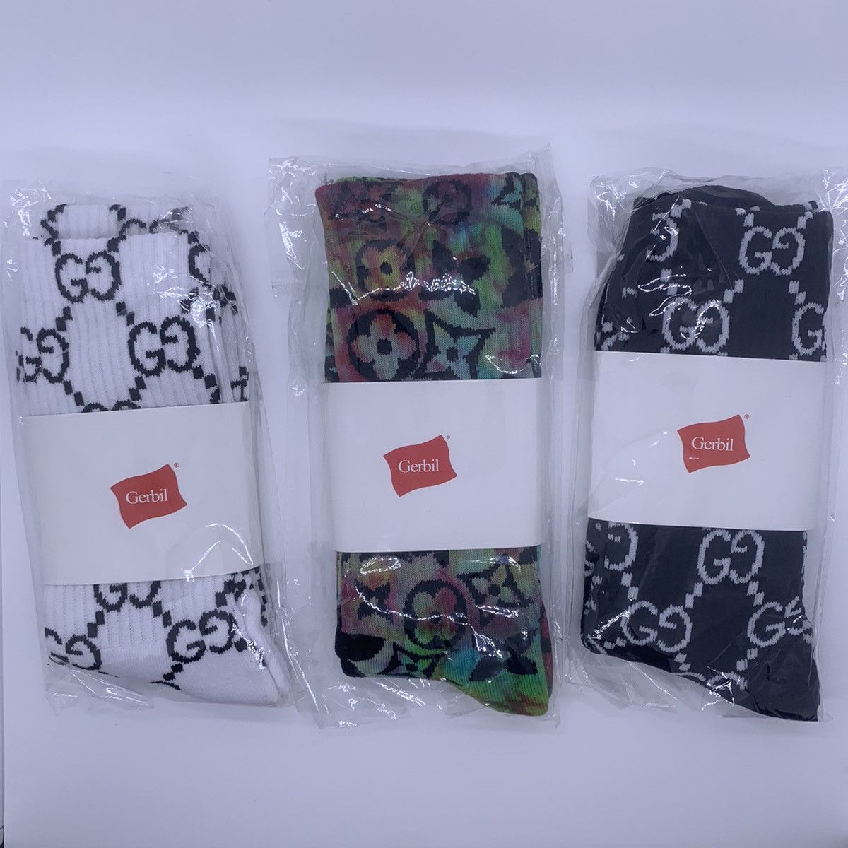 Imran Potato Imran Potato Gucci Monogram Lv Socks Bundle | Grailed