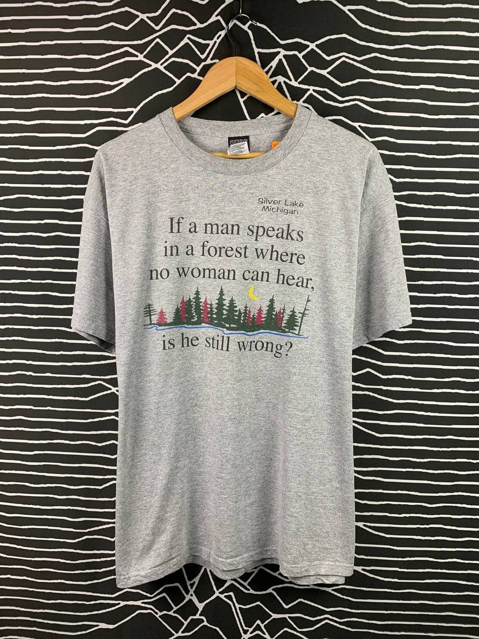 4 Earth × Art × Vintage Vtg Sherry's Tag Quote Statement Tee Earth ...