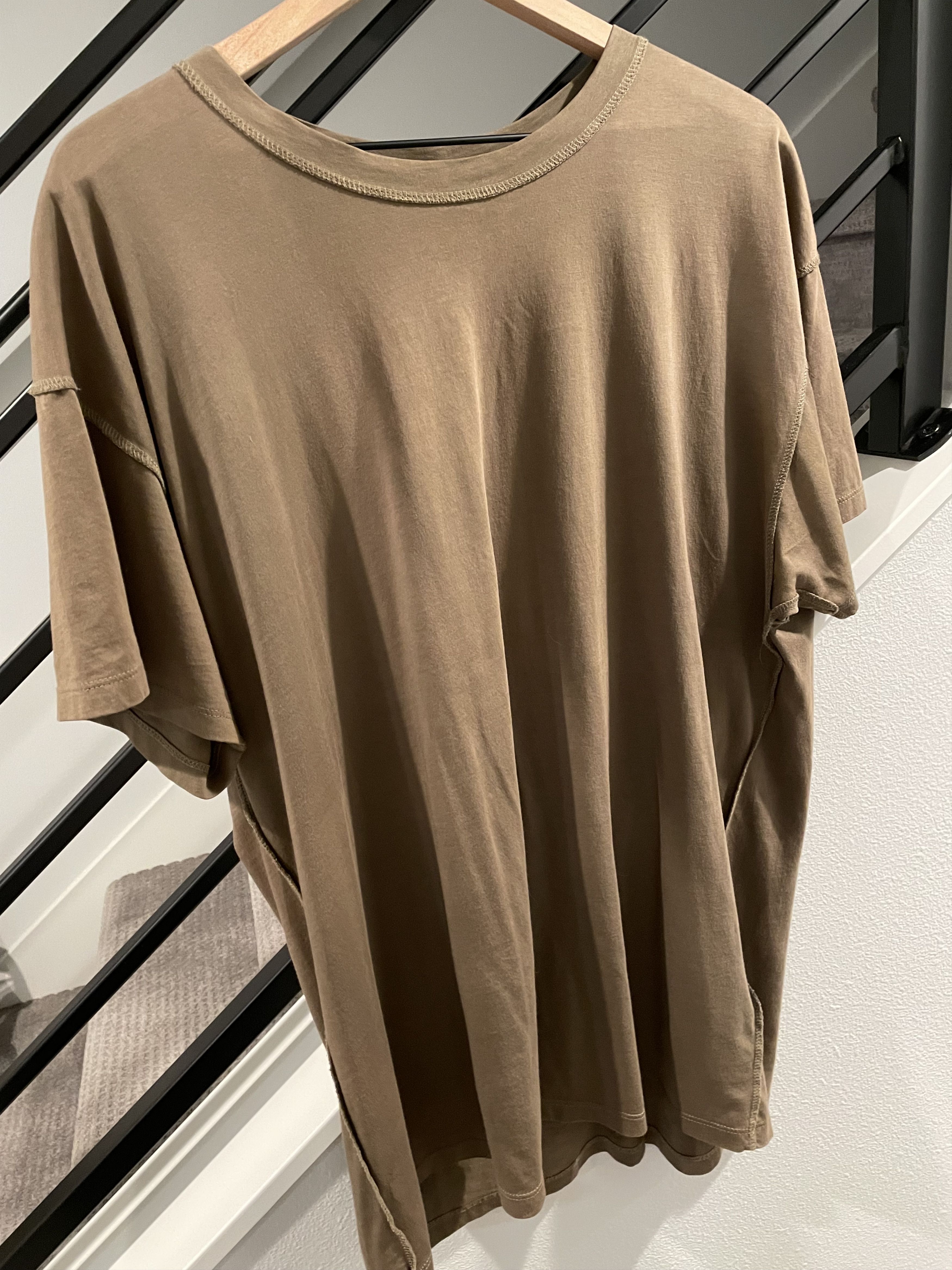 Fear of God Fear of God Third Collection Inside Out Tee Olive | Grailed
