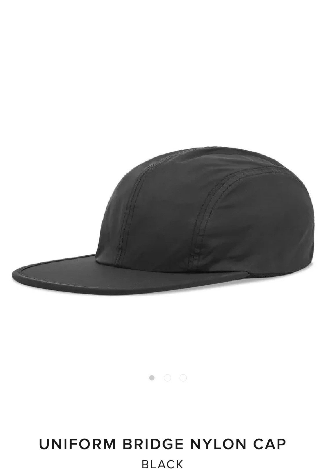 Uniform Wares Uniform Bridge Nylon cap black | Grailed