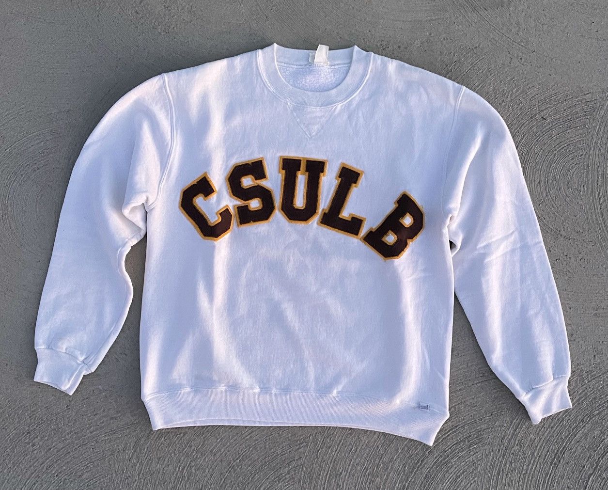 Vintage Vtg 90s CSULB Long Beach Russell Sweatshirt M | Grailed